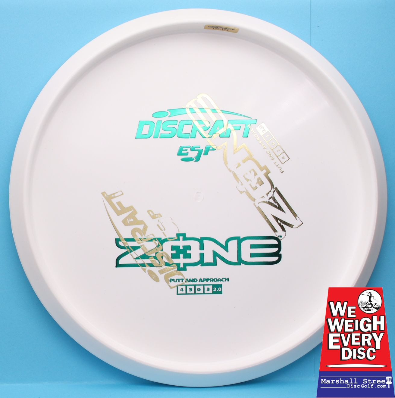 X-Out ESP Zone, Bottom Stamp • Marshall Street Disc Golf